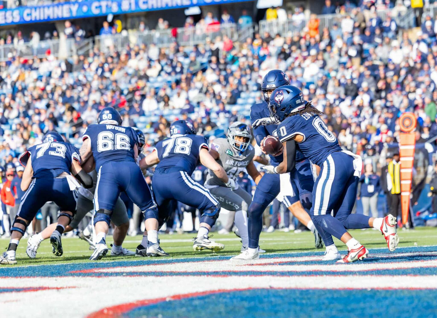 Edwards Surpasses 1,000 Yards As UConn Handles Air Force 26–16 | Four ...